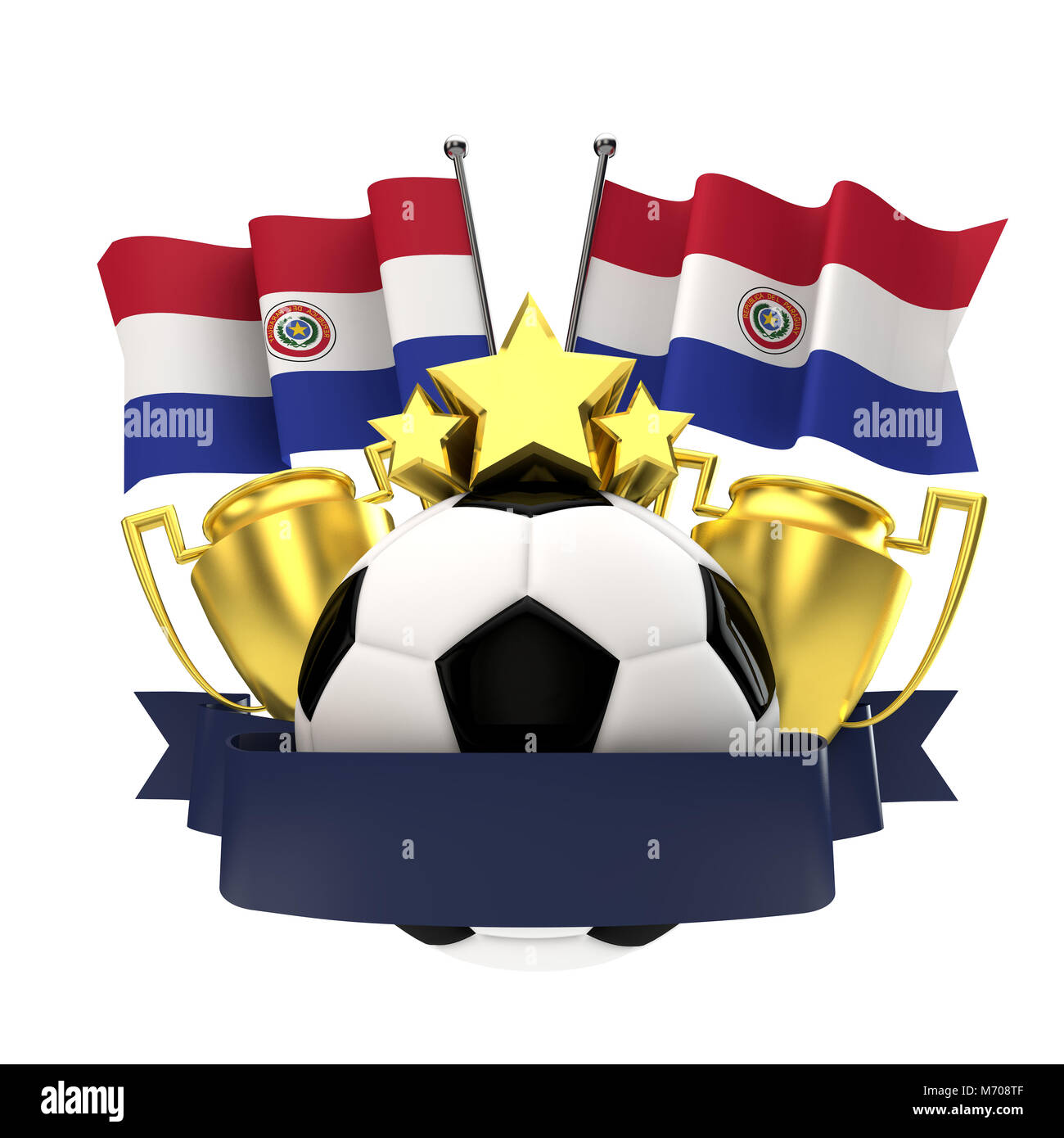 Paraguay Soccer Logo
