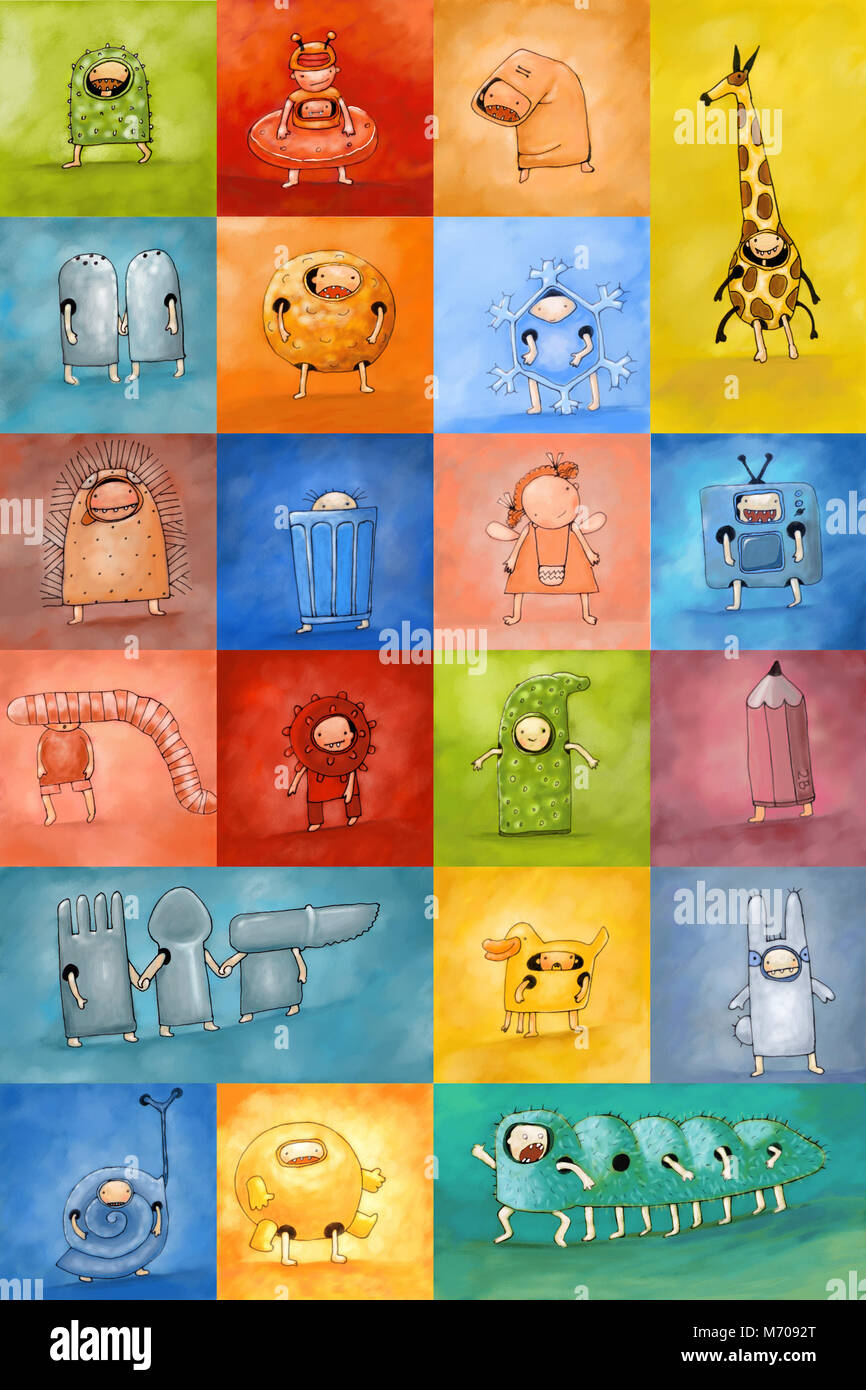 Masked characters hi-res stock photography and images - Alamy
