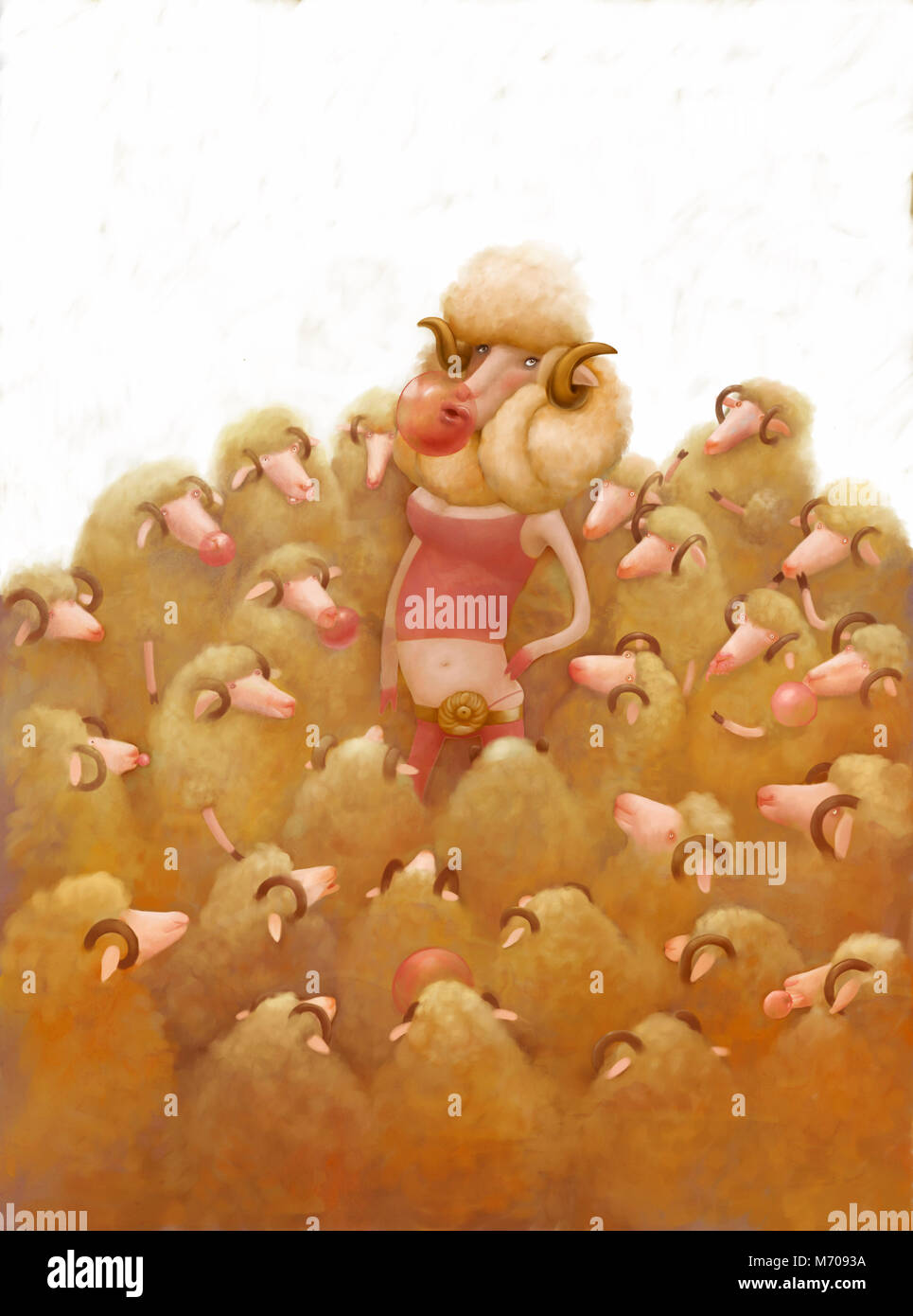 Copying cartoon hi-res stock photography and images - Alamy