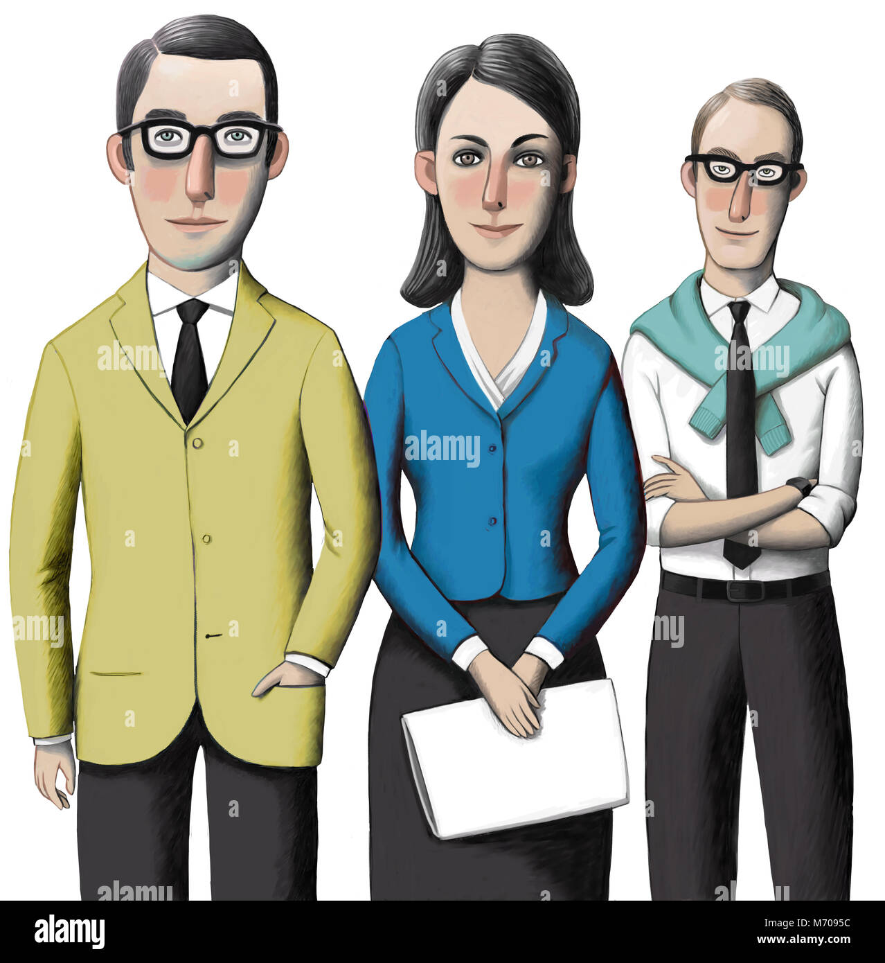 Wearing ties hi-res stock photography and images - Alamy