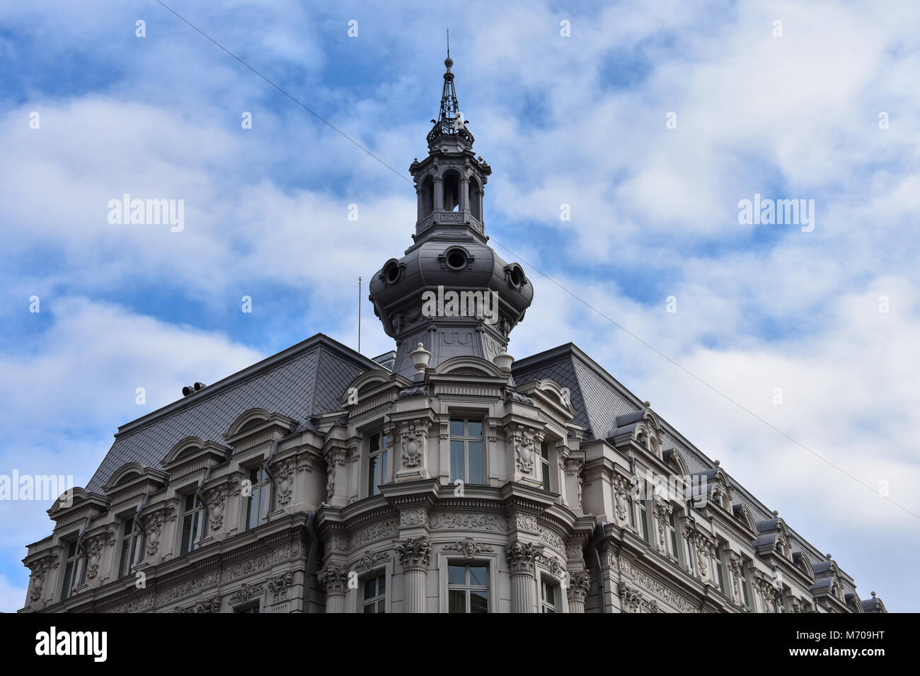 Old building facade. Bucharest, Romania Stock Photo - Alamy