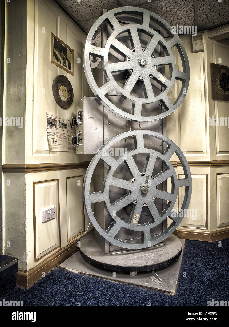 Market Hall Cinema Brynmawr Stock Photo - Alamy