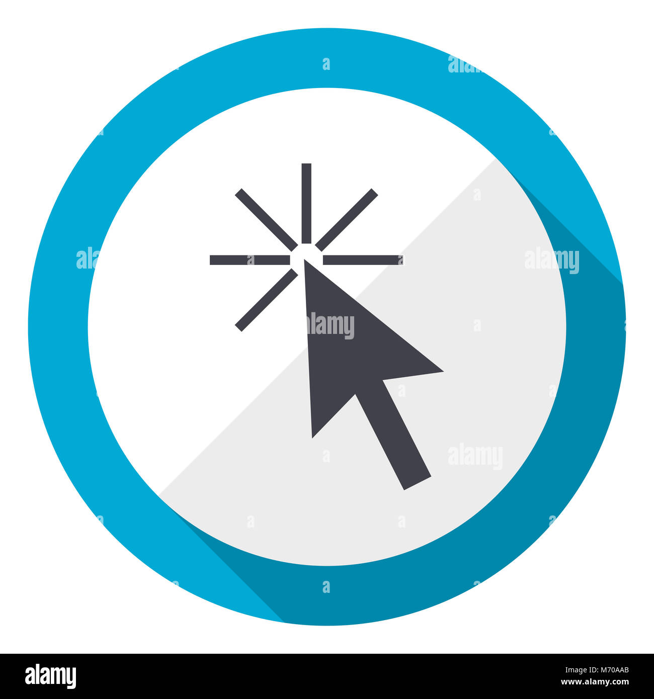 Download button with clicking mouse icon hi-res stock photography and ...