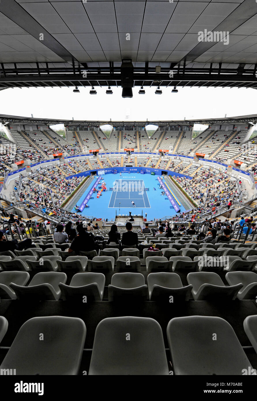 Lotus court at the China National Tennis Center in Beijing during the ...