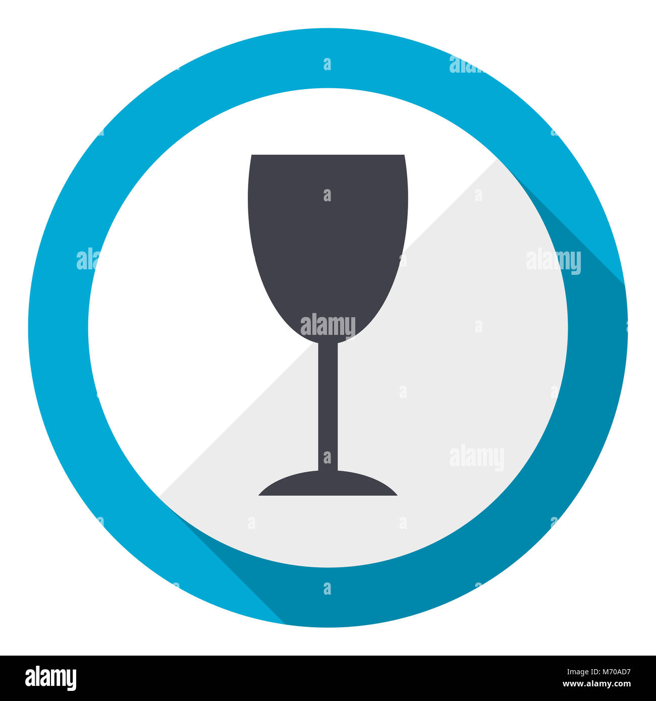 Alcohol blue flat design hi-res stock photography and images - Alamy