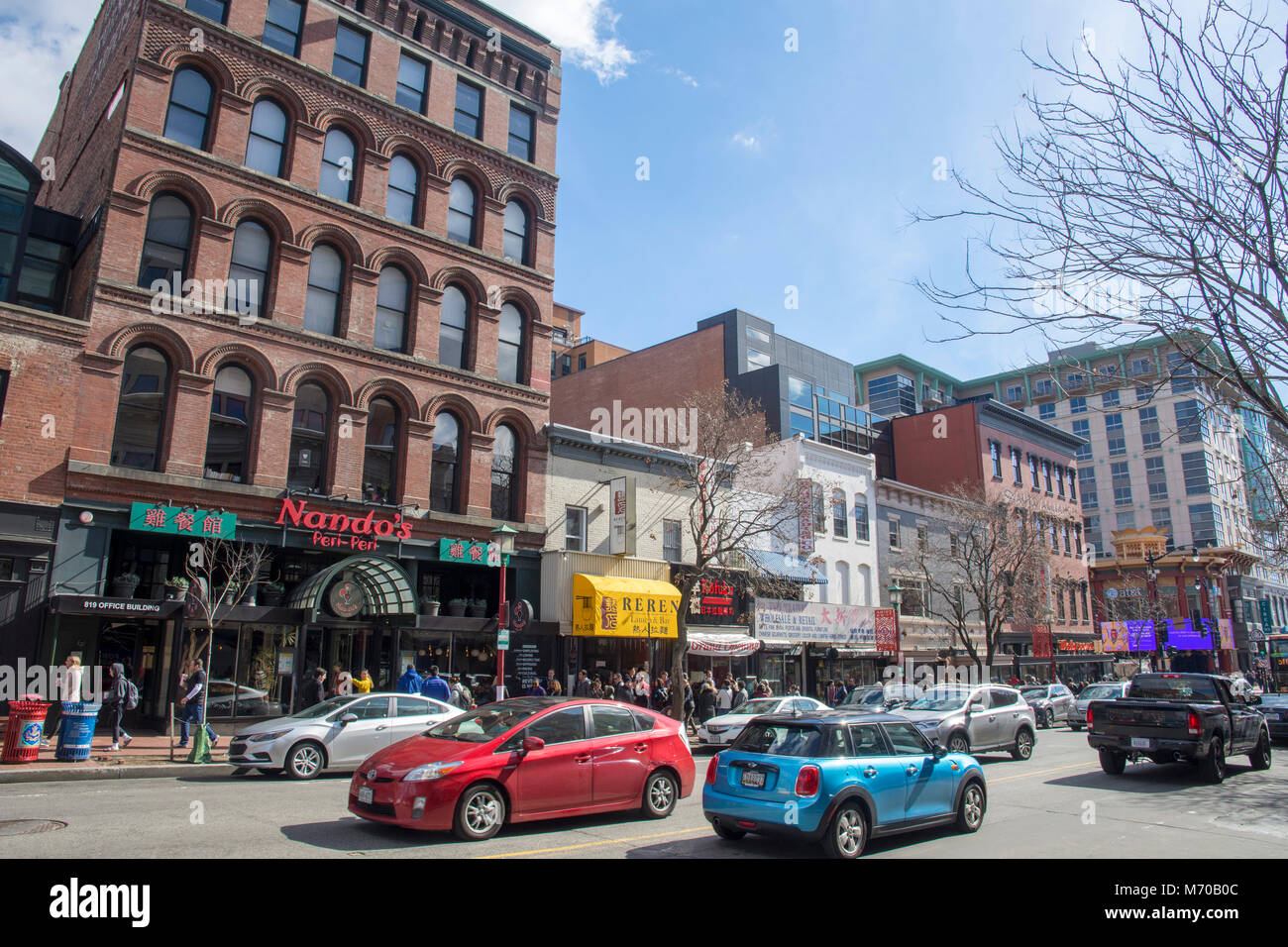 19th century buildings 7th street nw hi-res stock photography and ...