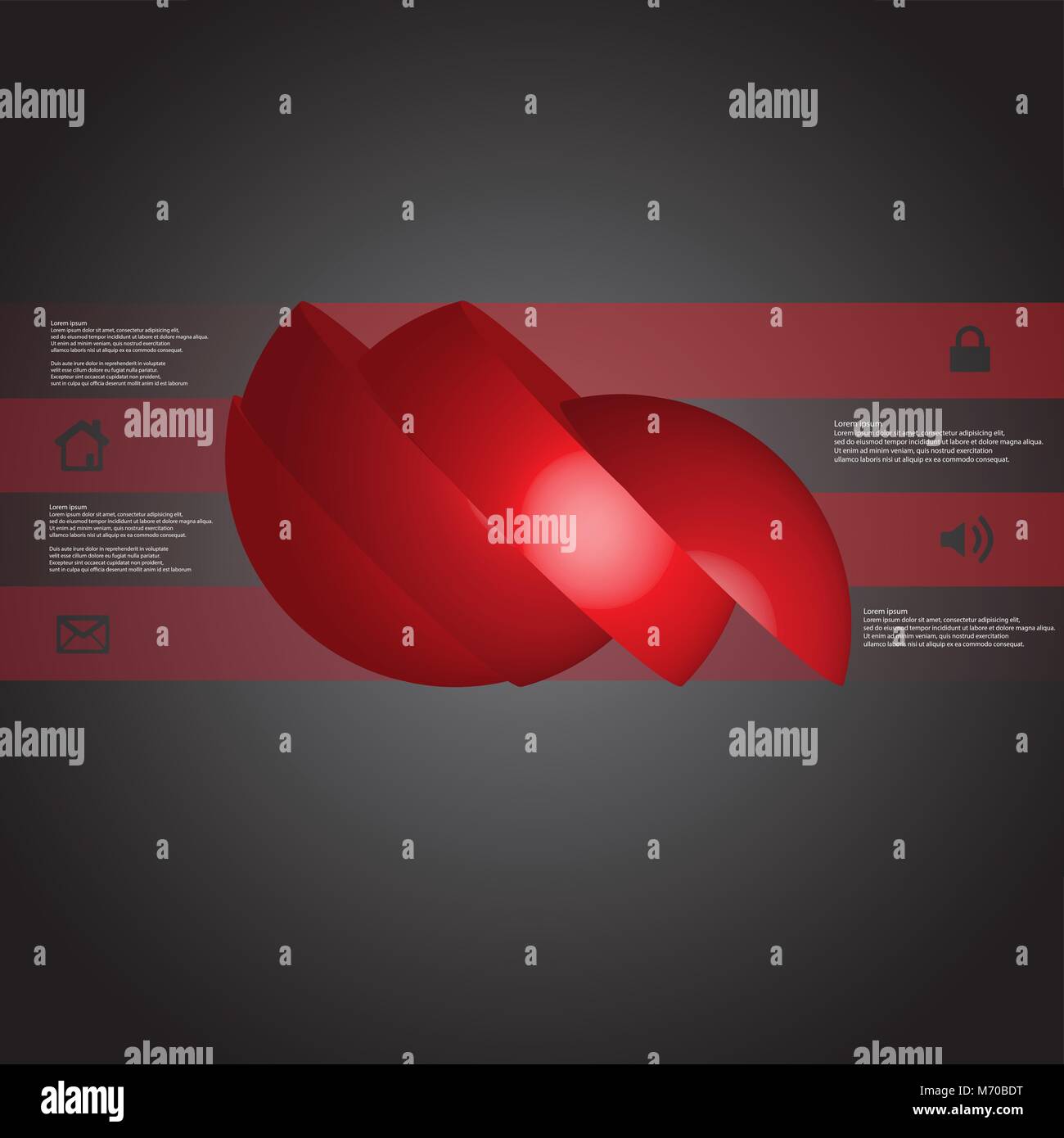 Side options Stock Vector Images - Alamy