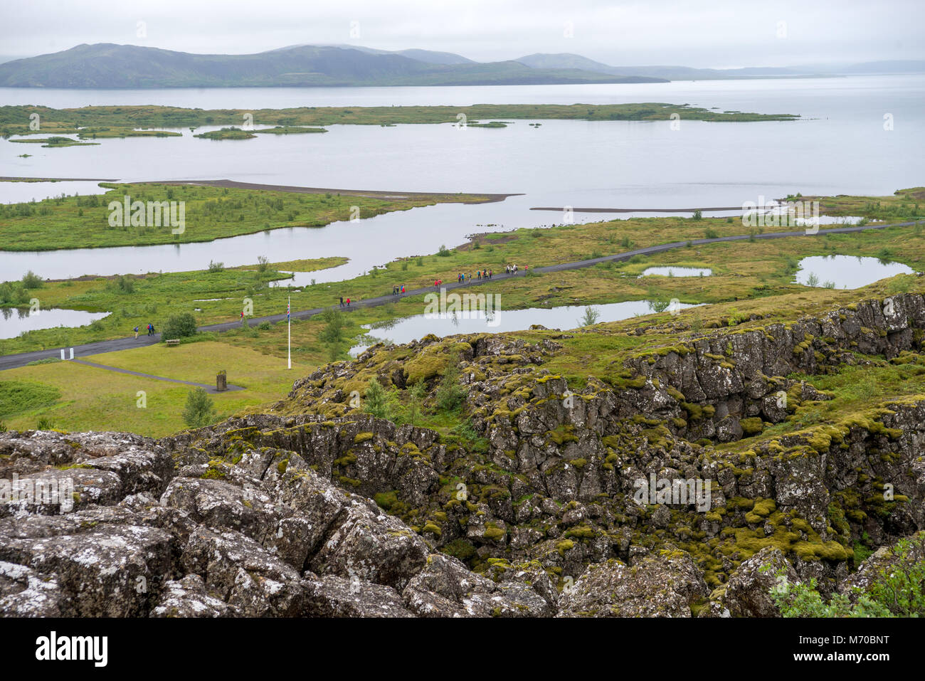 Thingvellir national park fault line hi-res stock photography and ...