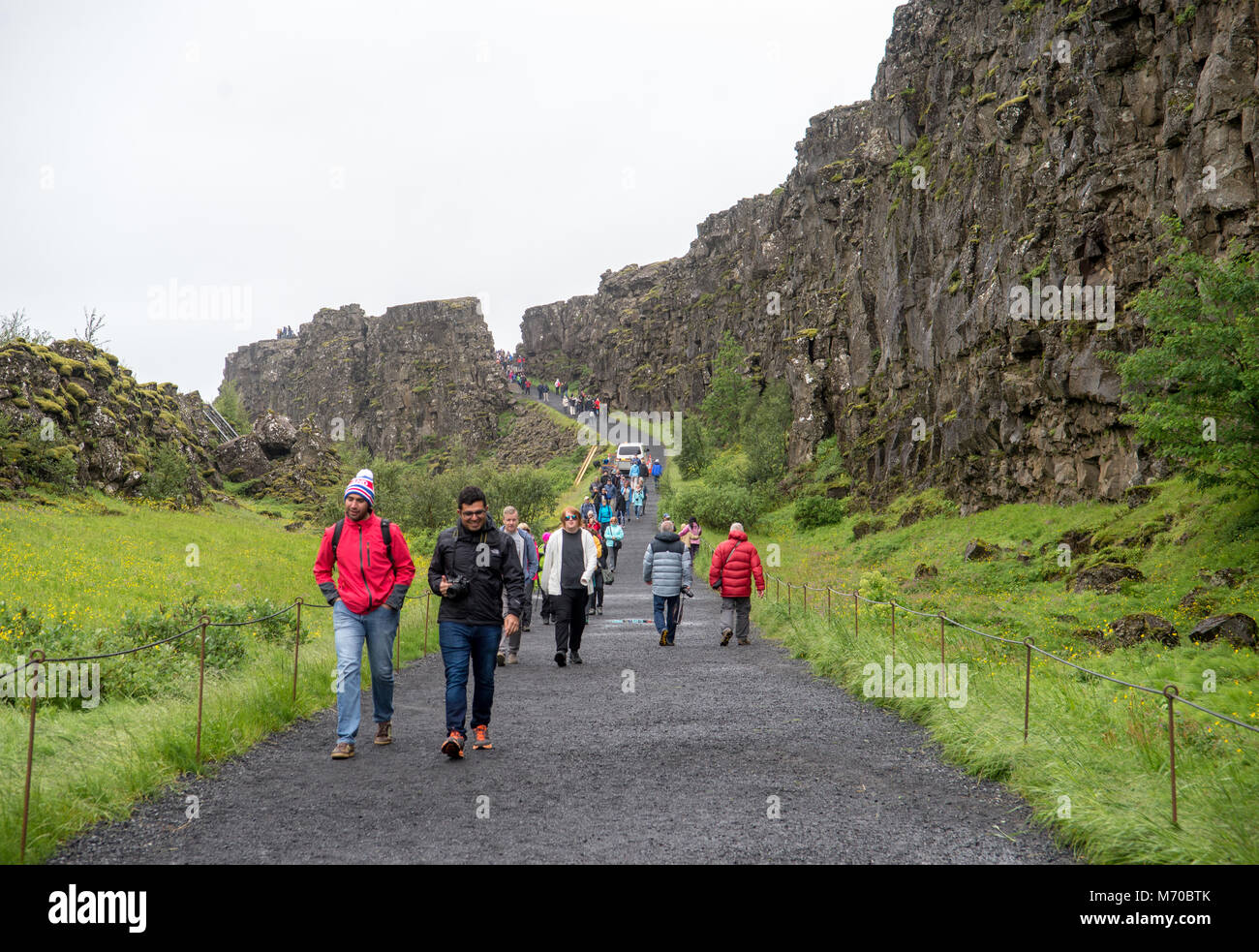 Almannagja fault thingvellir hi-res stock photography and images - Alamy