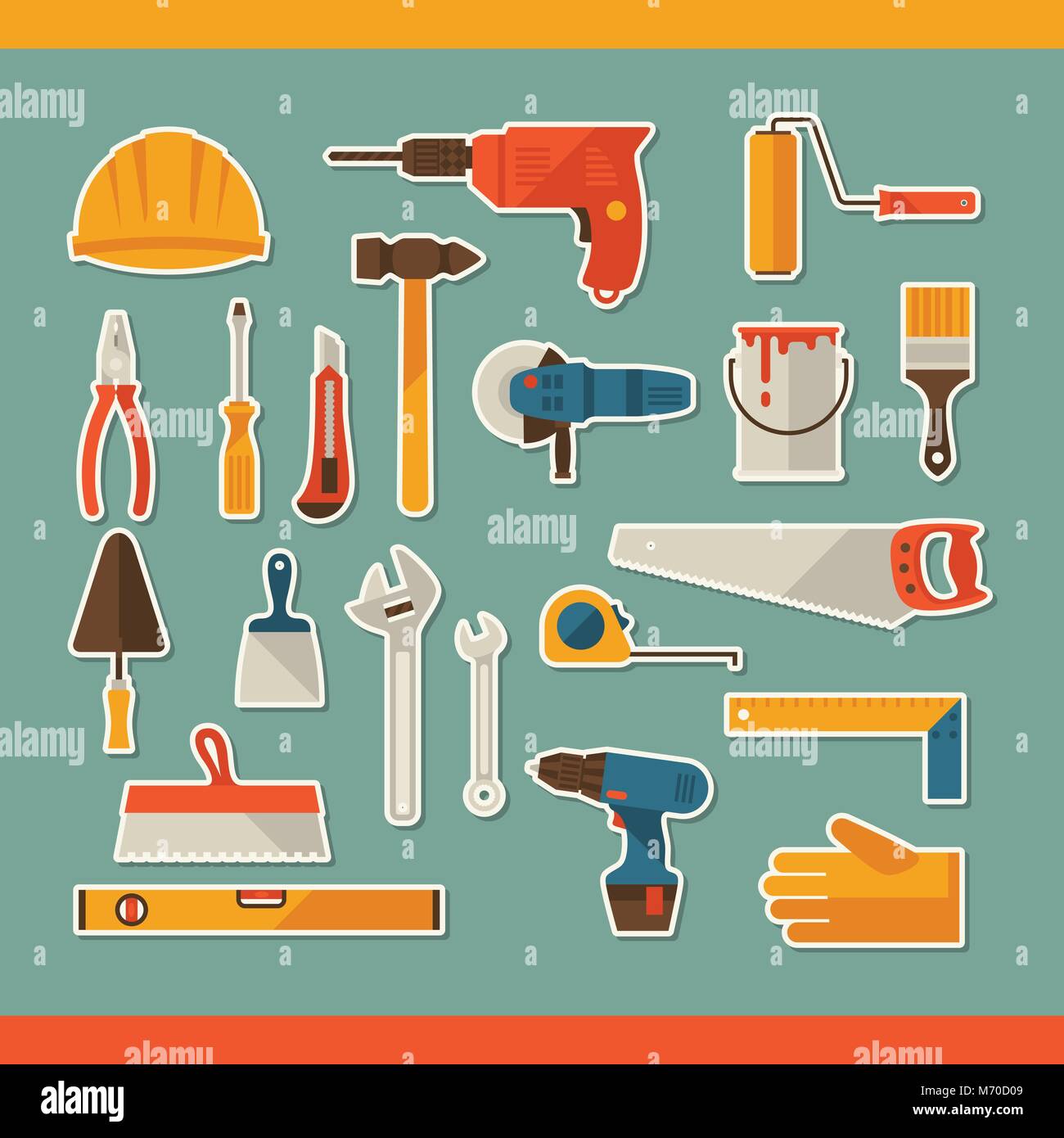 Building measurement technology Stock Vector Images - Alamy