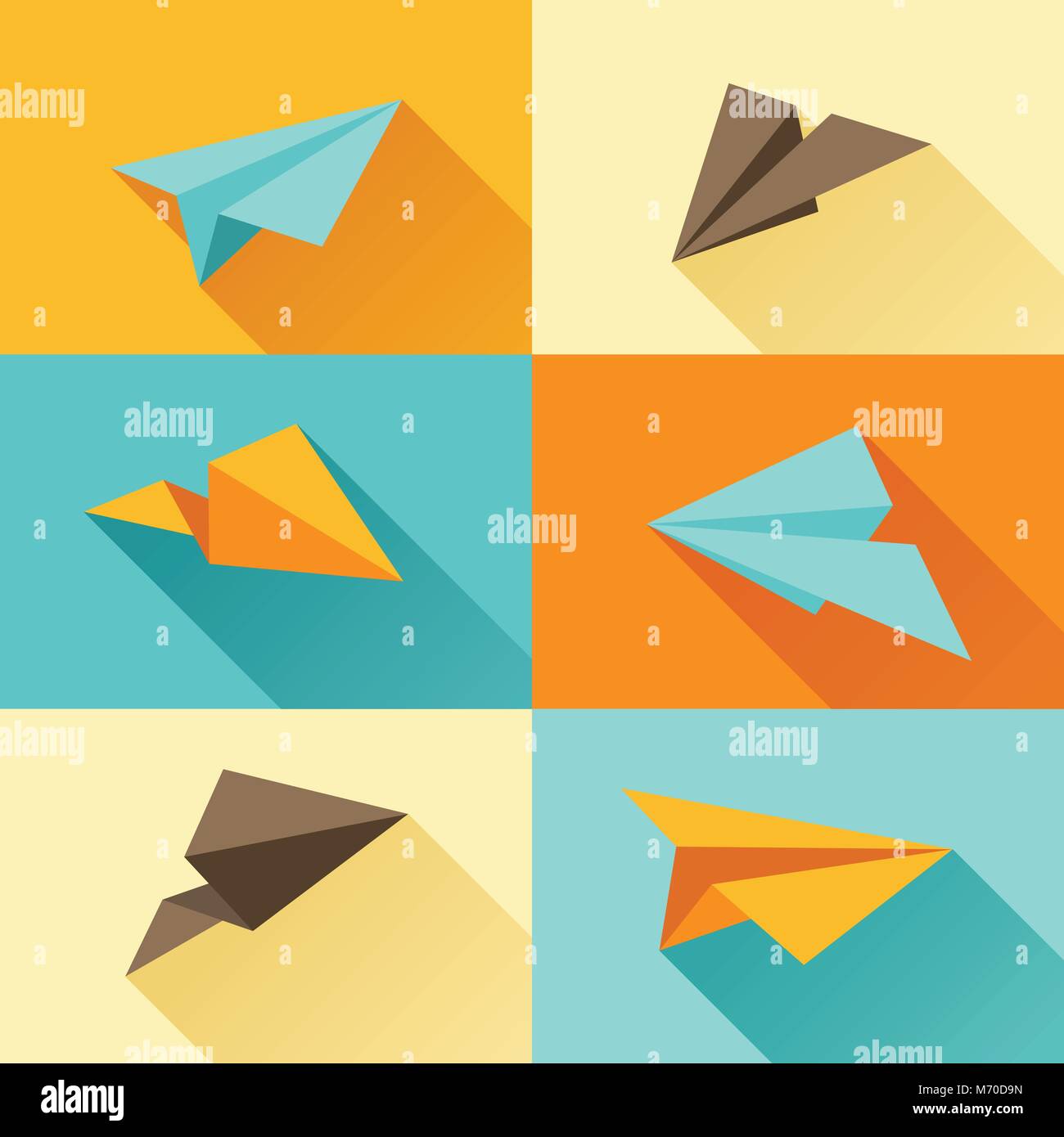 Paper art airplane in hi-res stock photography and images - Alamy
