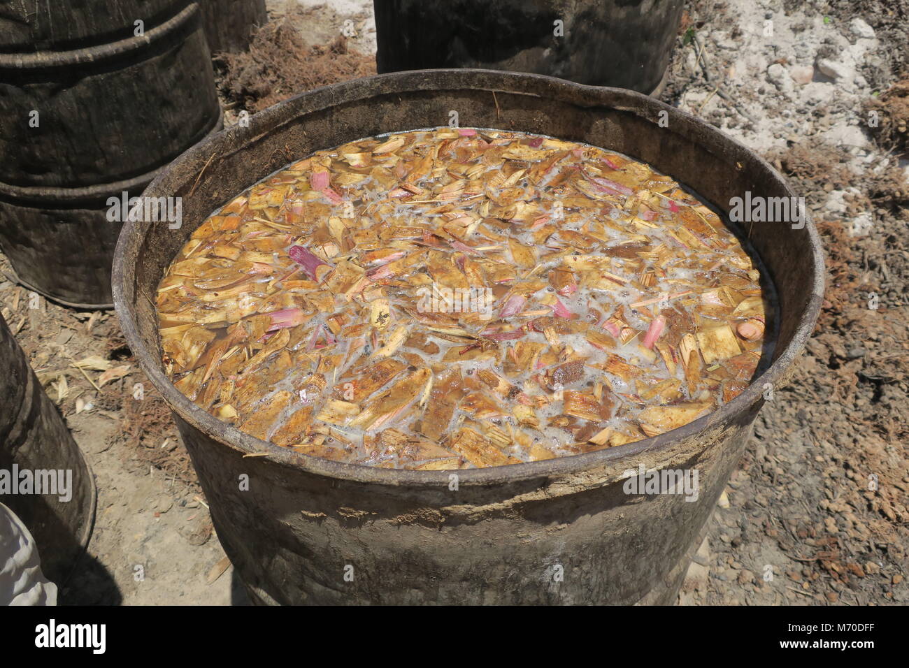 Spirit destilling in a village, Madagascar Stock Photo - Alamy