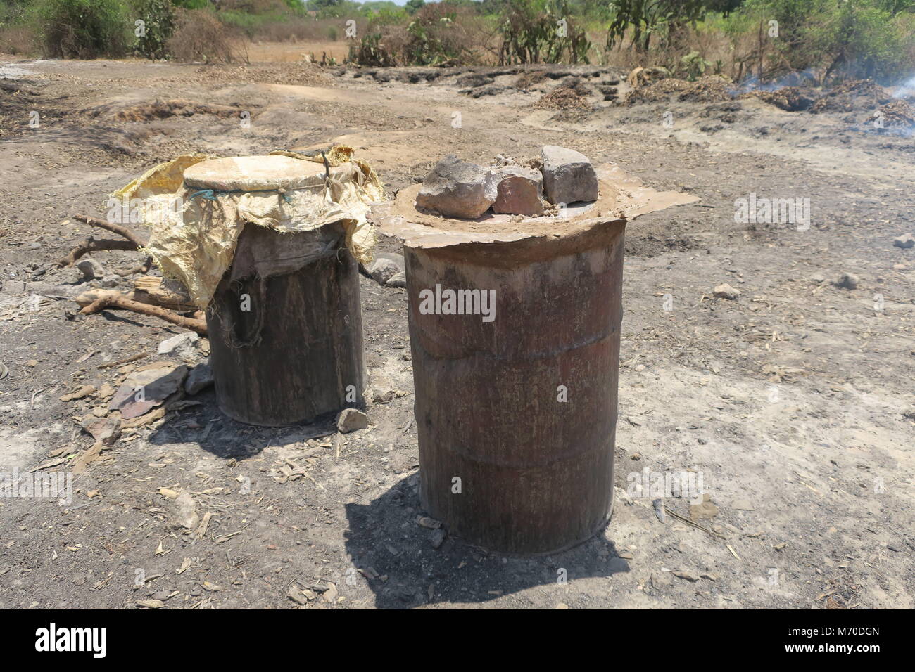 Spirit destilling in a village, Madagascar Stock Photo - Alamy