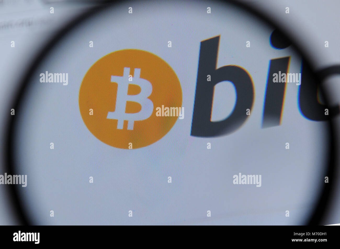 Bitcoins logo hi-res stock photography and images - Alamy
