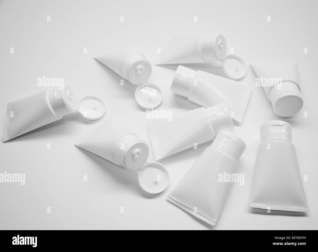 Tube containers for cream Stock Photo - Alamy