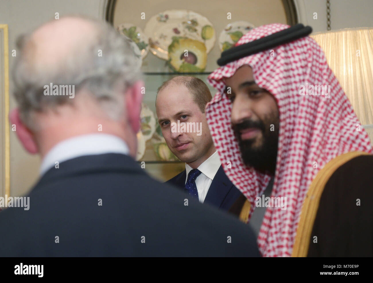 The Prince of Wales with Crown Prince of Saudi Arabia Prince Mohammed ...