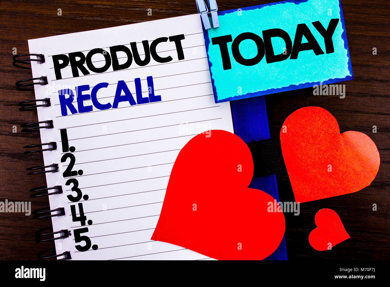 Announcement text showing Product Recall. Concept meaning Recall Refund ... Announcement text showing Product Recall. Concept meaning Recall Refund ...