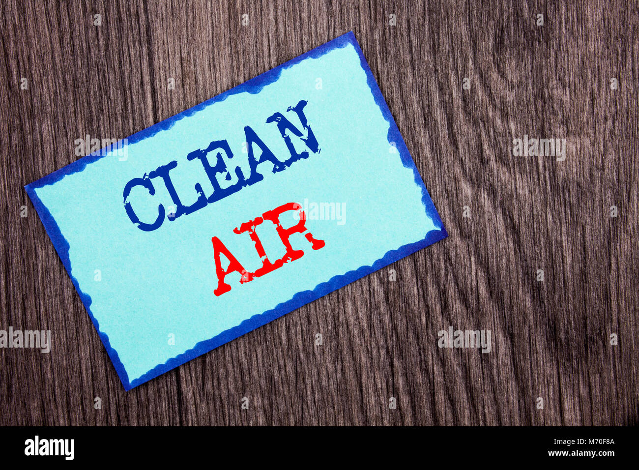 Writing text showing Clean Air. Business photo showcasing Global ...