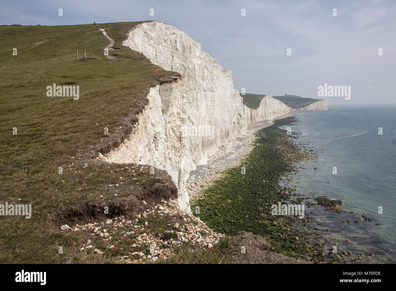 Seven Sisters - chalk cliffs Stock Photo - Alamy
