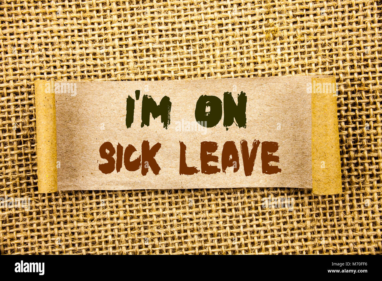 Sick Leave High Resolution Stock Photography and Images - Alamy