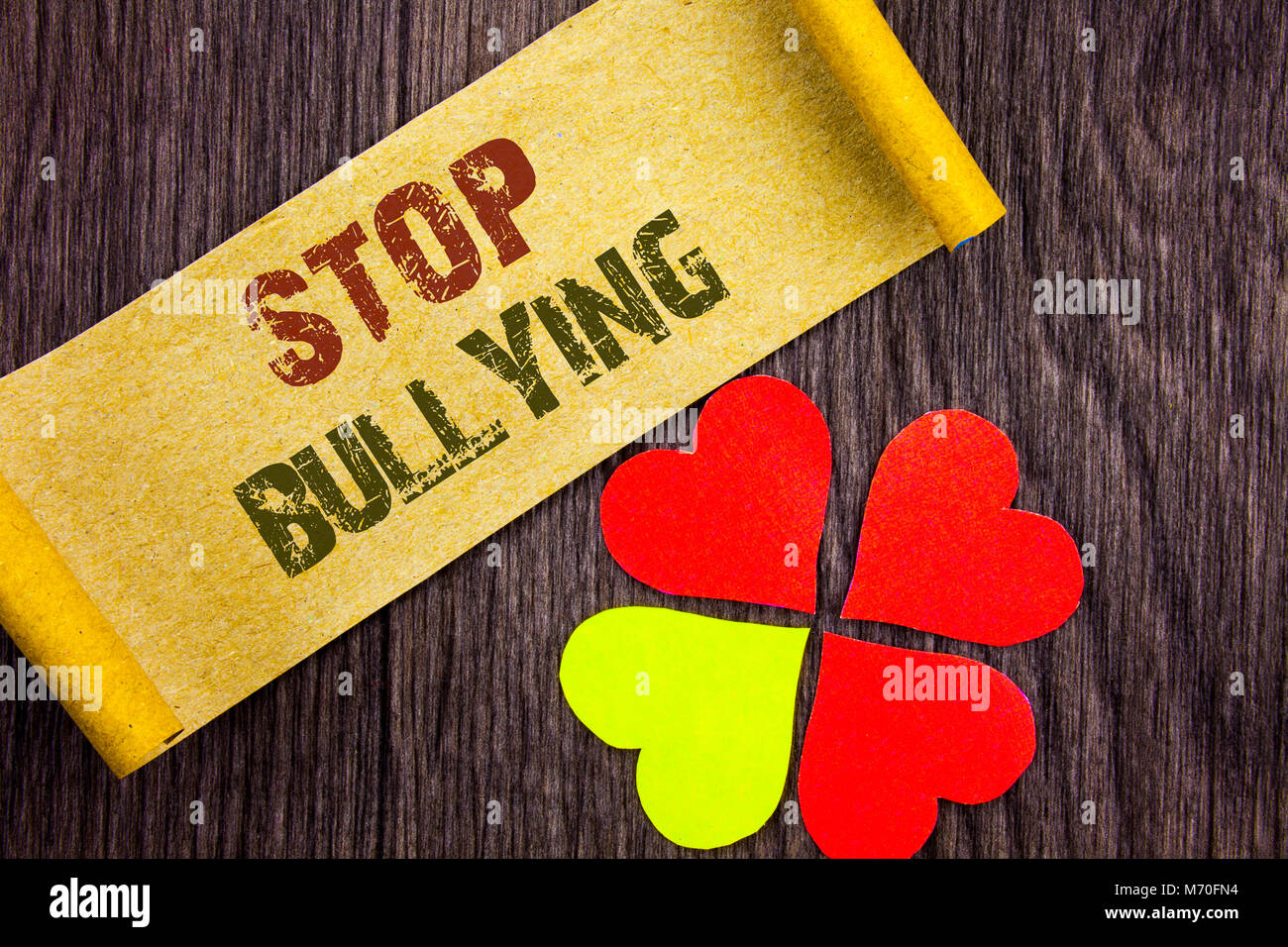 Word, writing, text Stop Bullying. Conceptual photo Awareness Problem ...