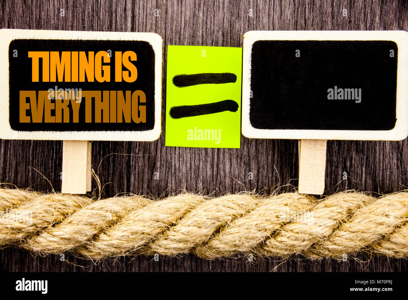 Ttext showing Timing Is Everything. Business concept for Important ...