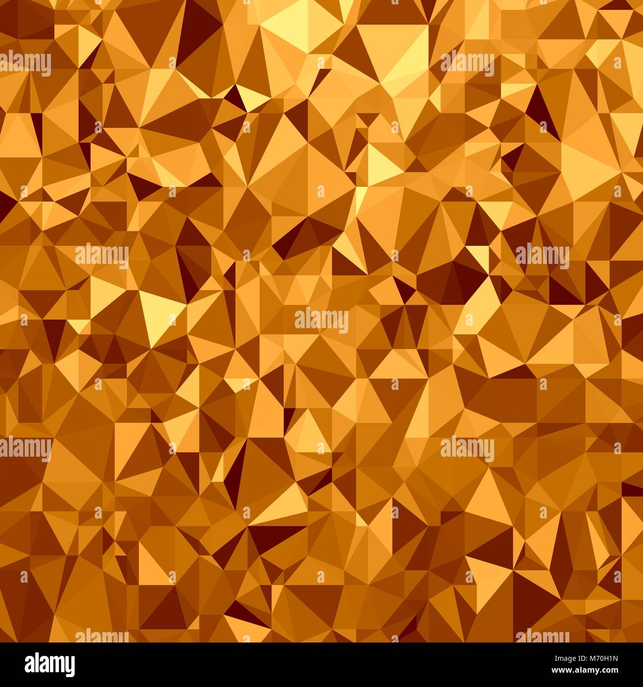 Orange Polygonal Background. Rumpled Triangular Pattern. Low Poly Texture. Abstract Mosaic ...