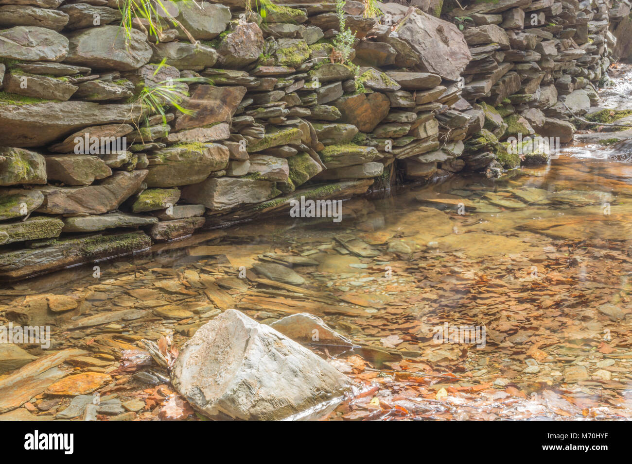 Natural waterfalls river Portugal Stock Photo - Alamy