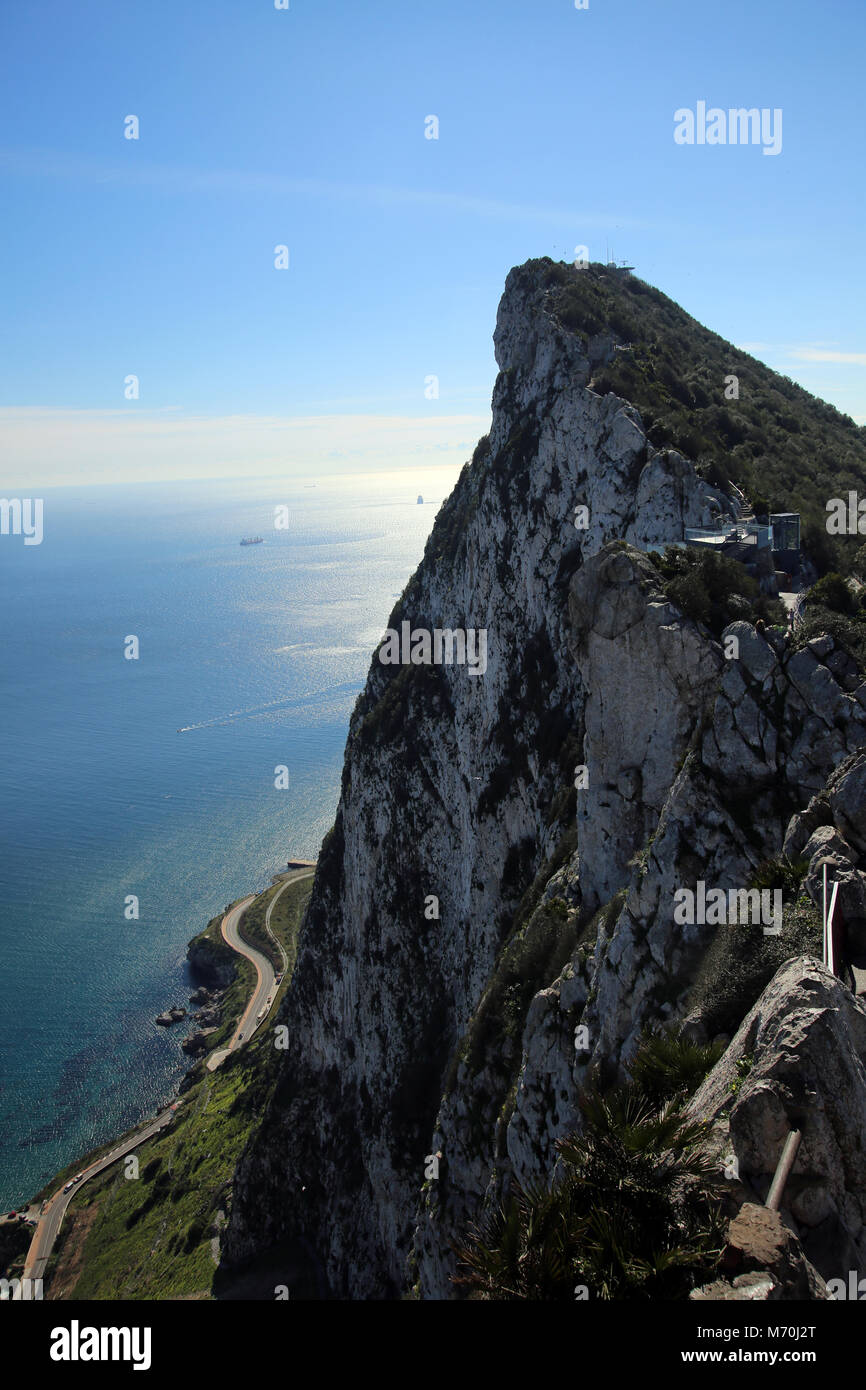 Upper Rock of Gibraltar, UK Stock Photo - Alamy
