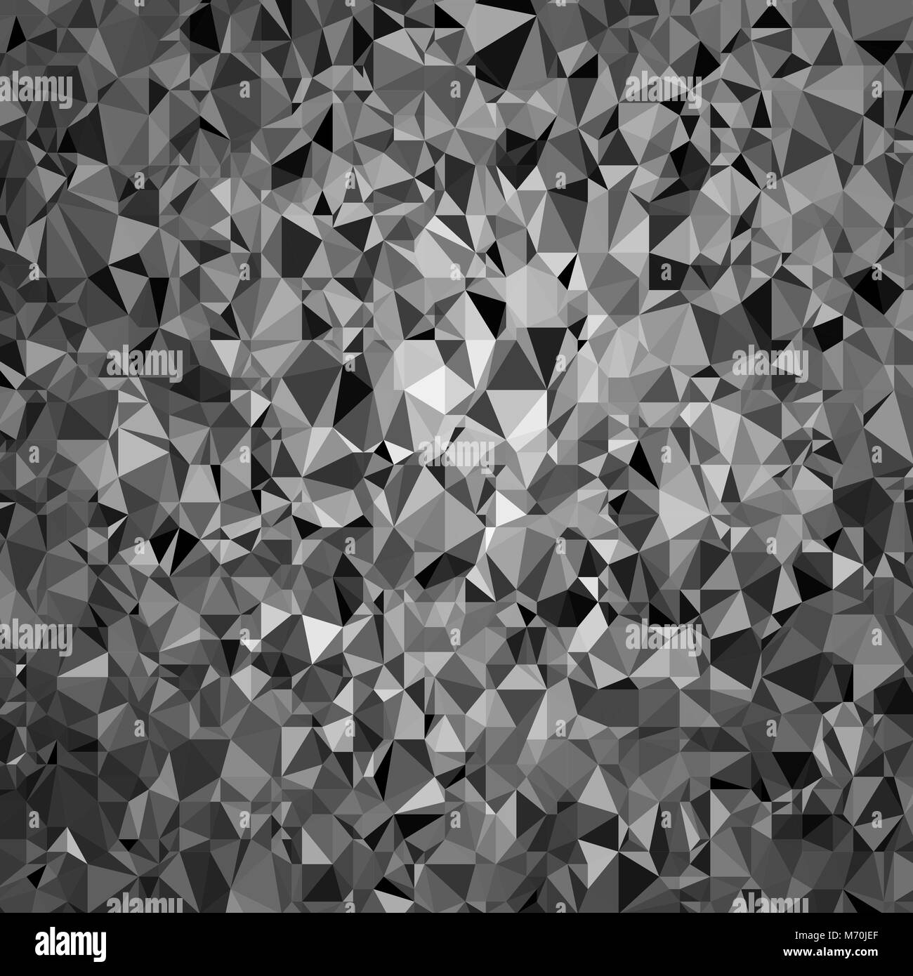 Grey Polygonal Background. Rumpled Triangular Pattern. Low Poly Texture. Abstract Mosaic Modern ...