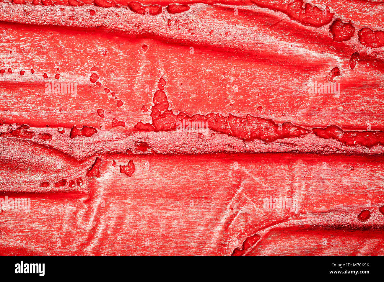 Red bumpy wall stucco texture background, crumpled leather imitation ...