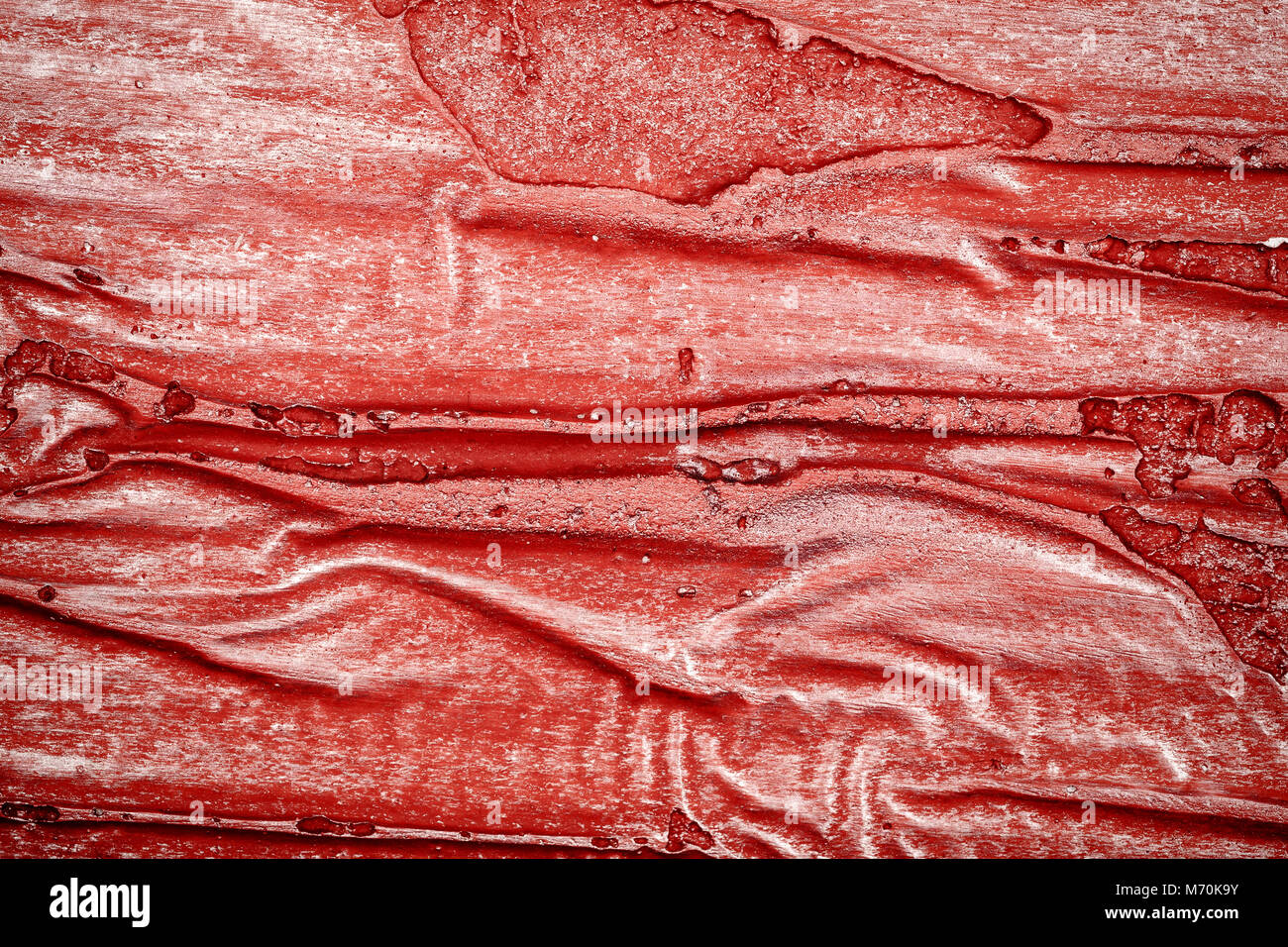 Red bumpy wall stucco texture background, crumpled leather imitation ...