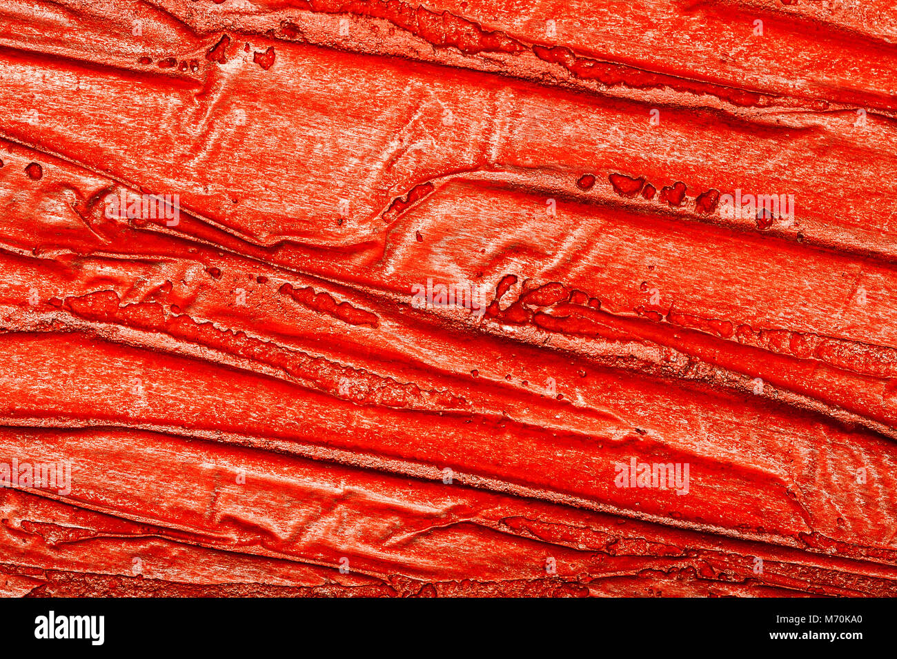 Red bumpy wall stucco texture background, crumpled leather imitation ...