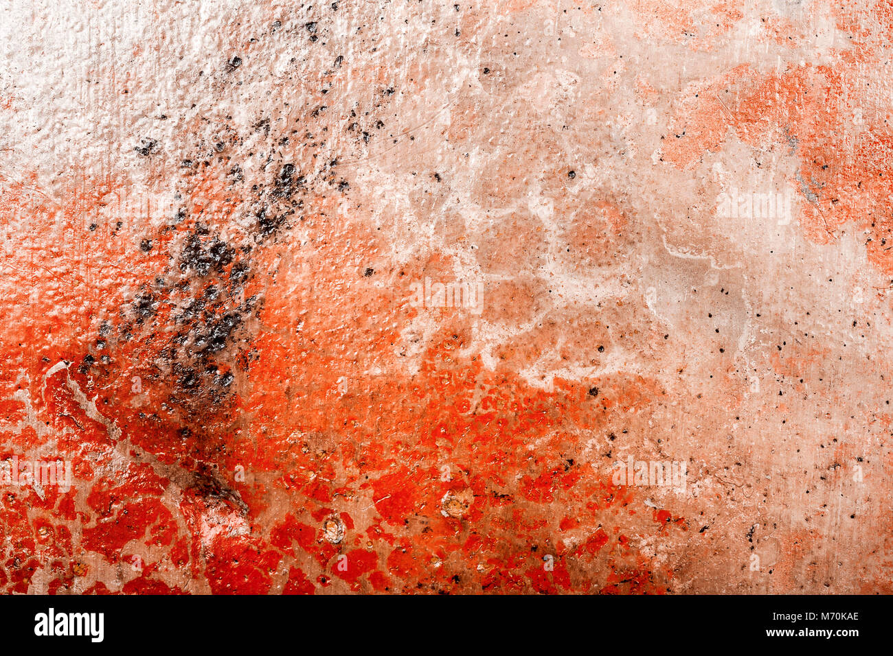 Yellow brown and red messy wall stucco texture background. Decorative ...