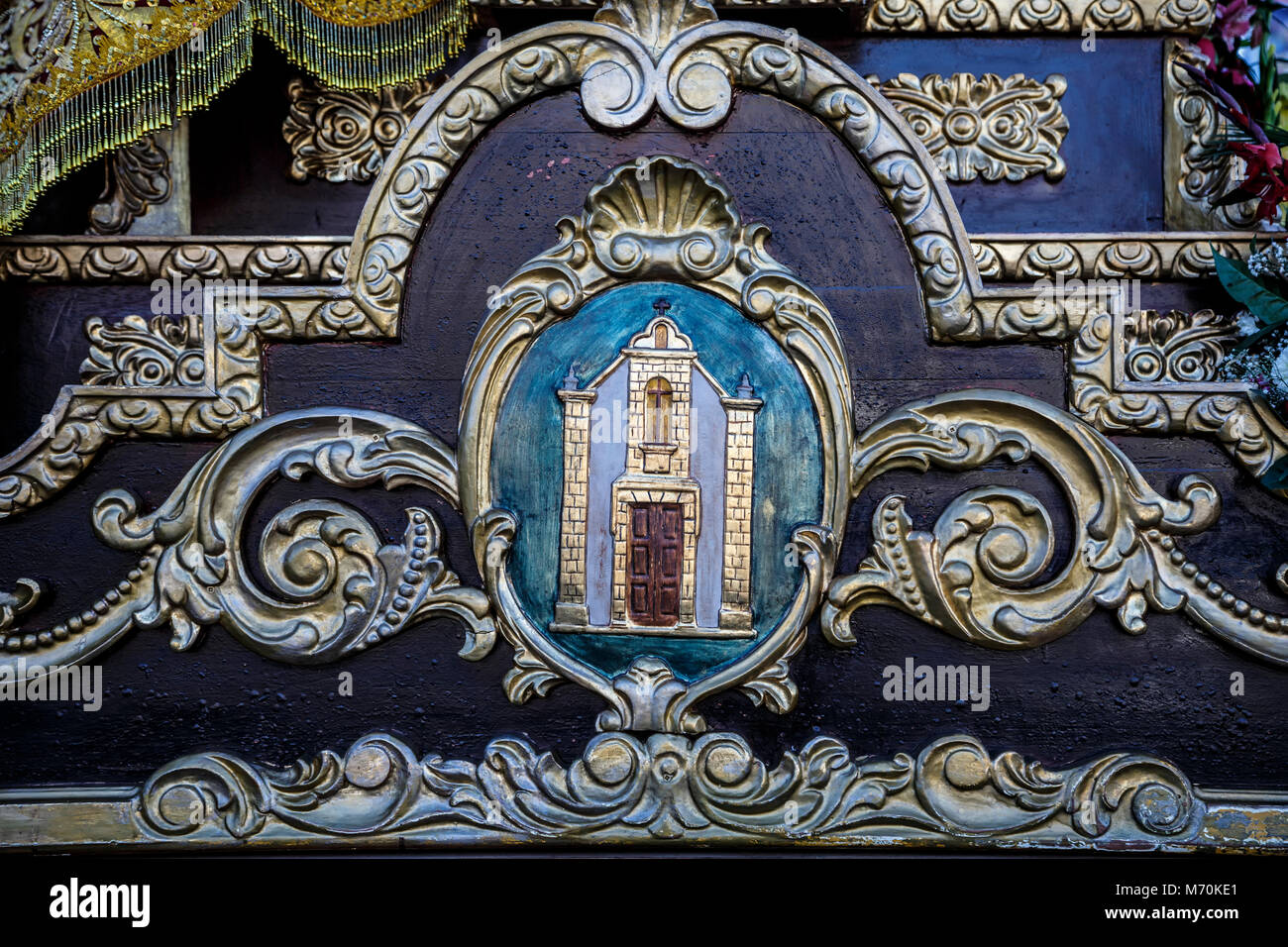 Detail, San Antonio Abad Float, Corpus Christi Celebration, Cusco, Peru ...