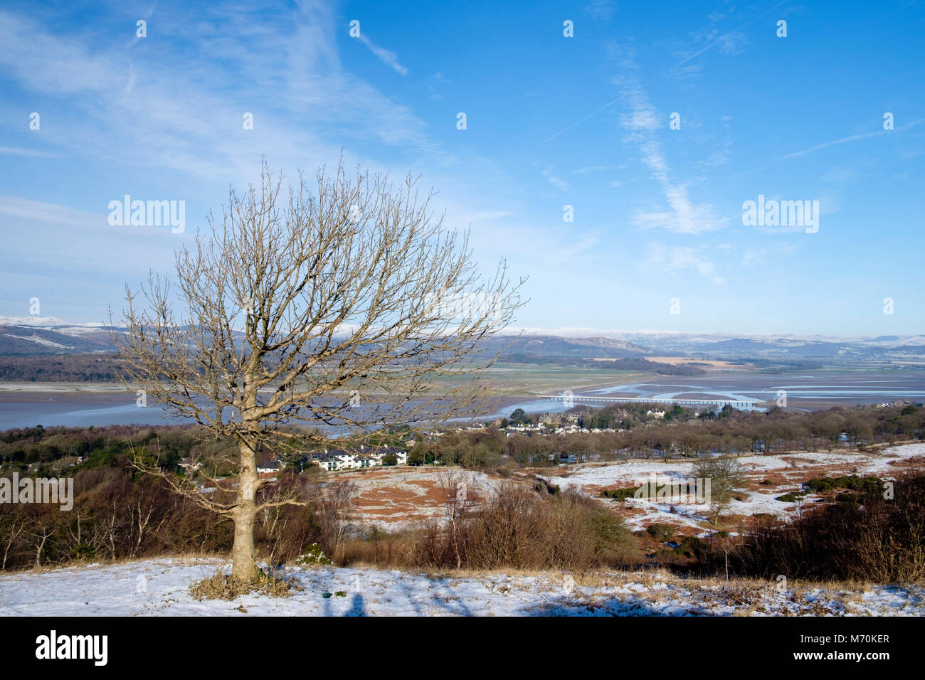 View from Arnside Knott, Silverdale, England Stock Photo - Alamy