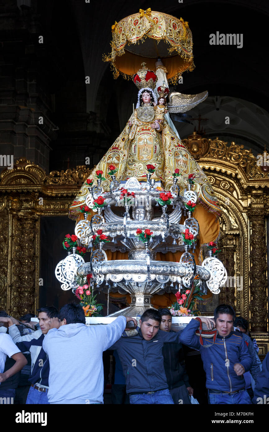 Virgen Purificada (Purified Virgin) Float, Corpus Christi Celebration ...