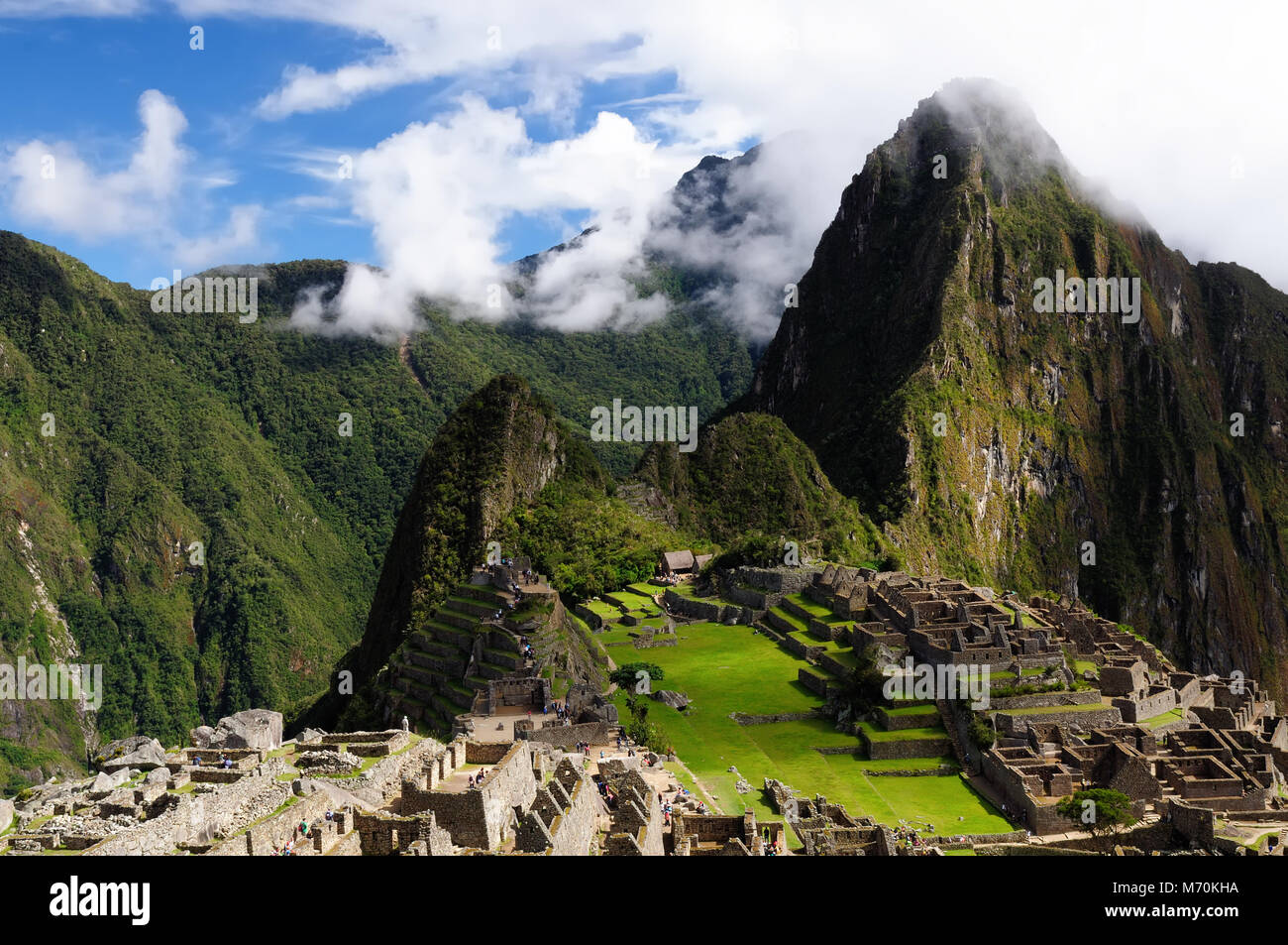 Machu Picchu, sacred city a UNESCO World Heritage Site, Peru, South ...