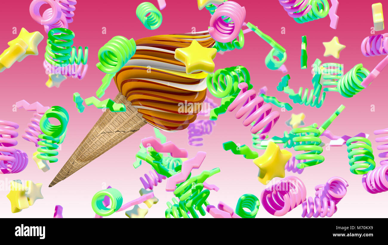 Colorful abstract background. 3D render Stock Photo - Alamy