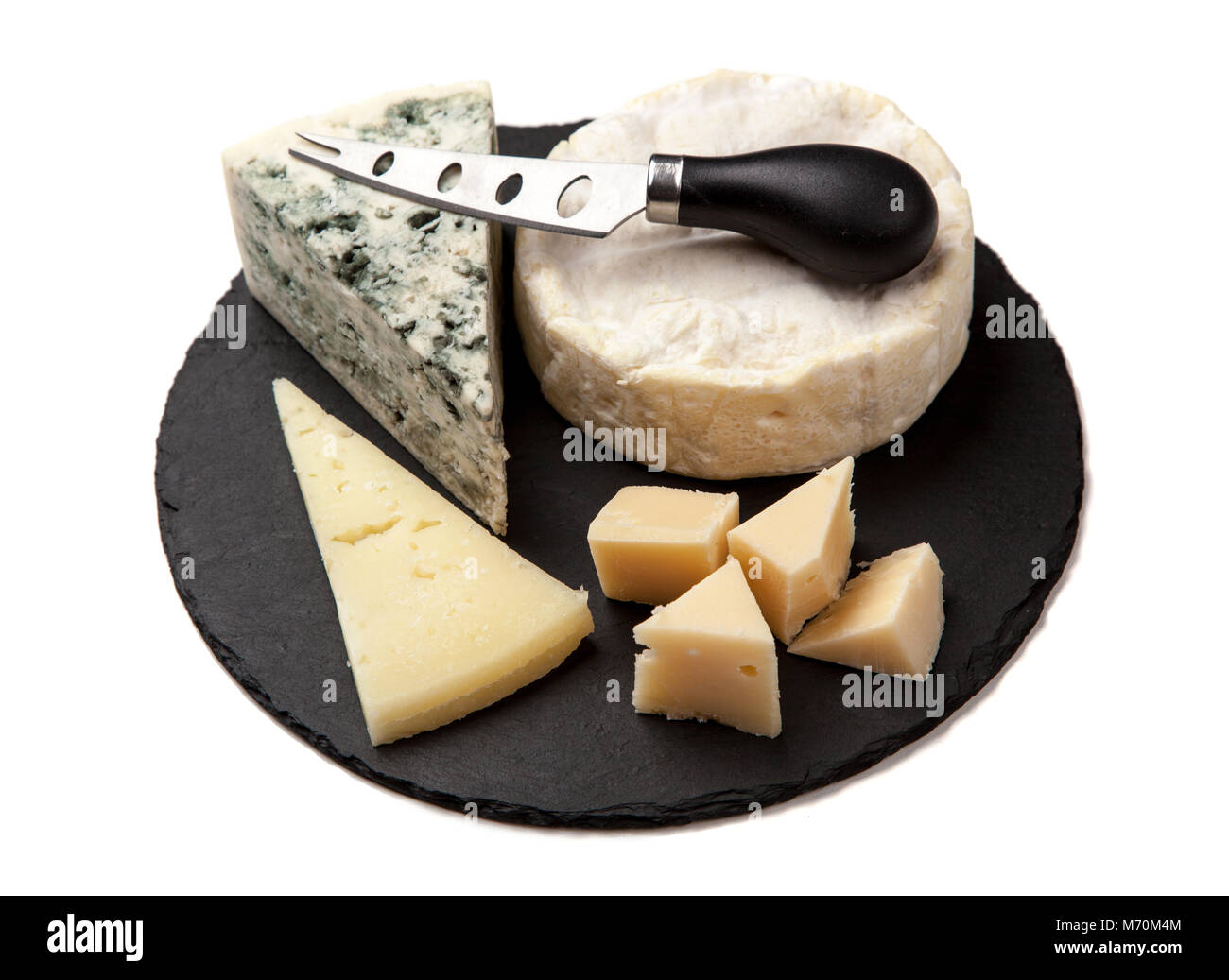 Different sorts cheese cheese Cut Out Stock Images & Pictures - Alamy