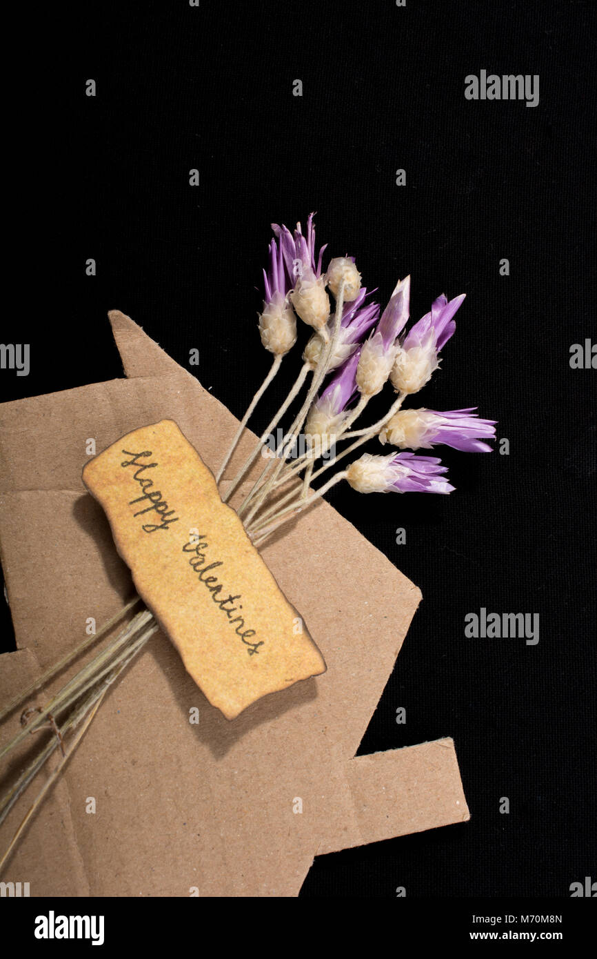 Beautiful colorful natural flowers in dry form Stock Photo - Alamy