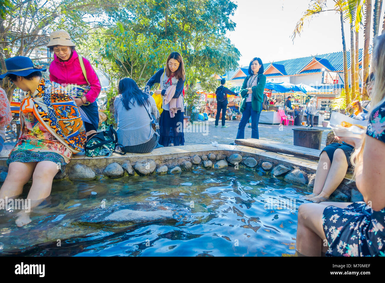 San kamphaeng hot springs hi-res stock photography and images - Alamy