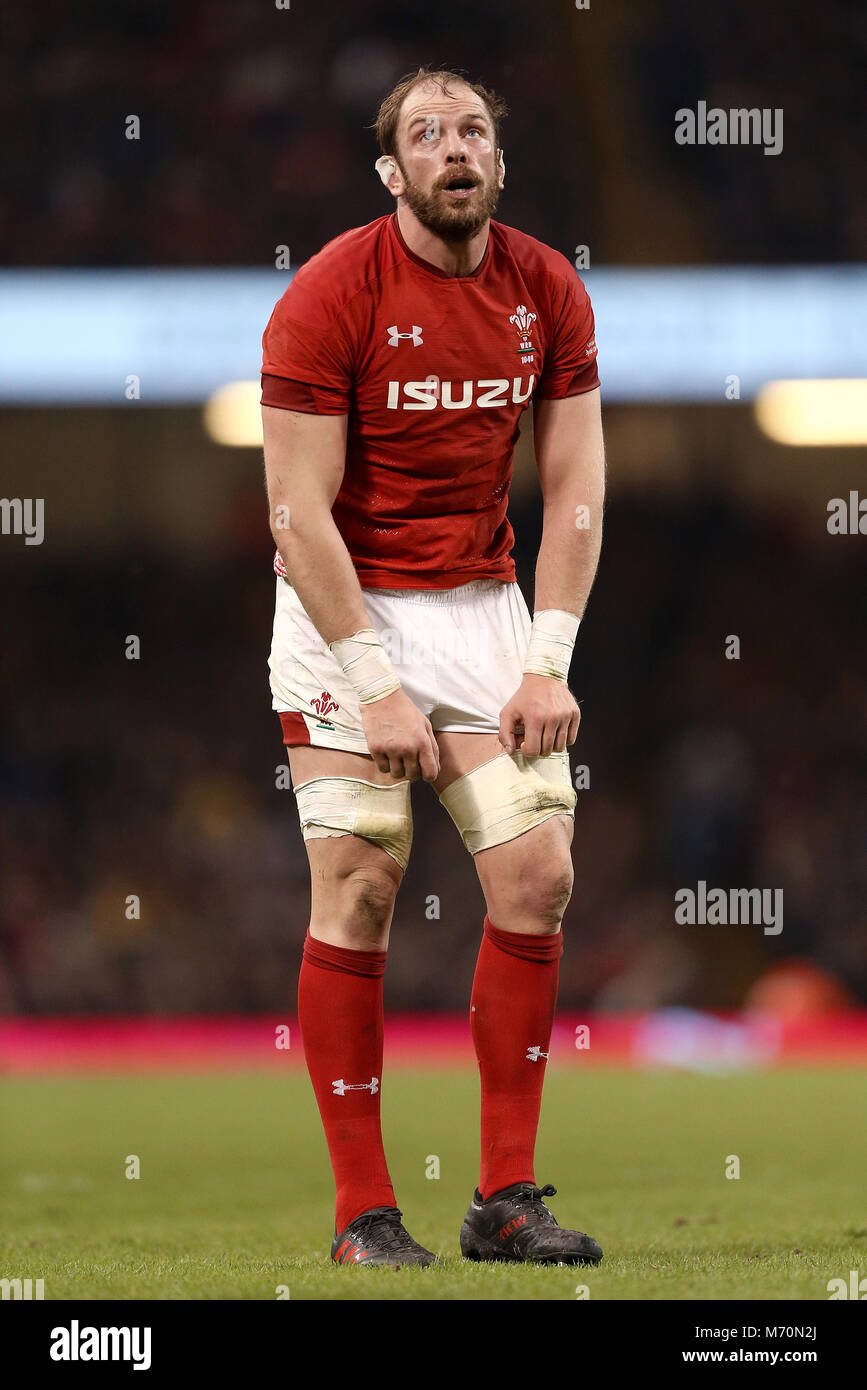 Alun Wyn Jones, Wales Stock Photo - Alamy