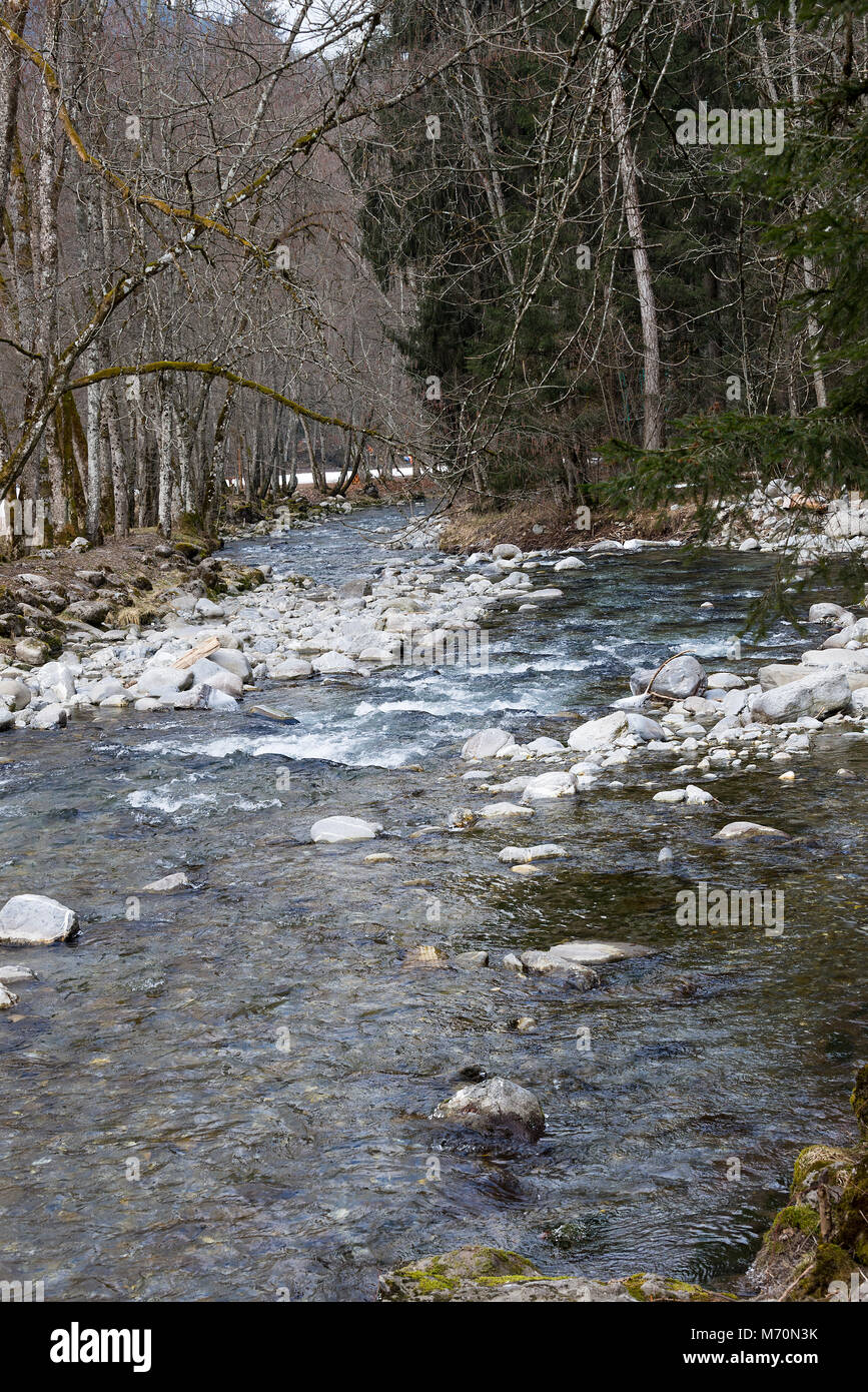 River water flowing through boulders hi-res stock photography and ...