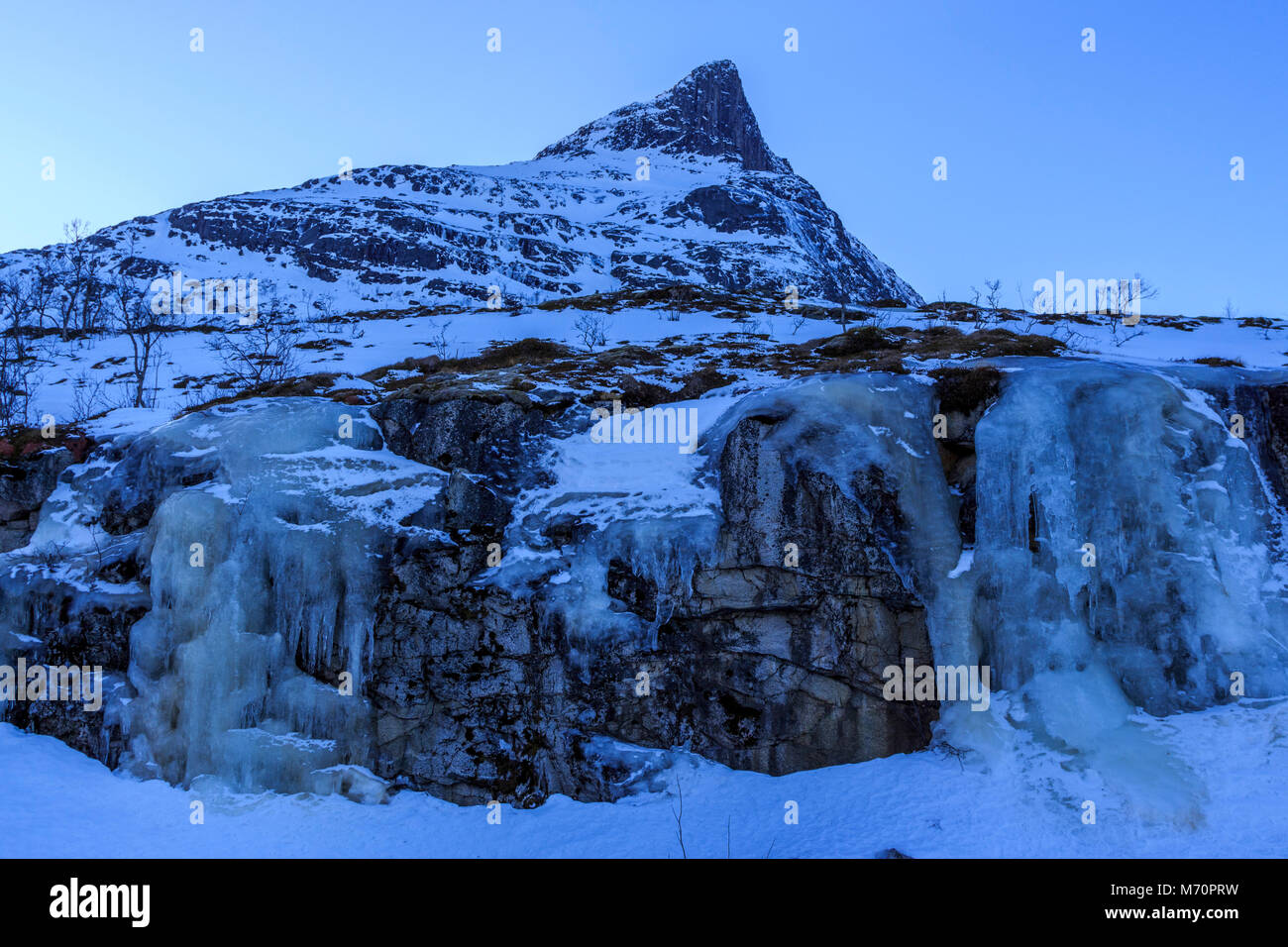 Landscape images ,Arctic Circle Kvaloya island Troms Tromso norway 2018 ...