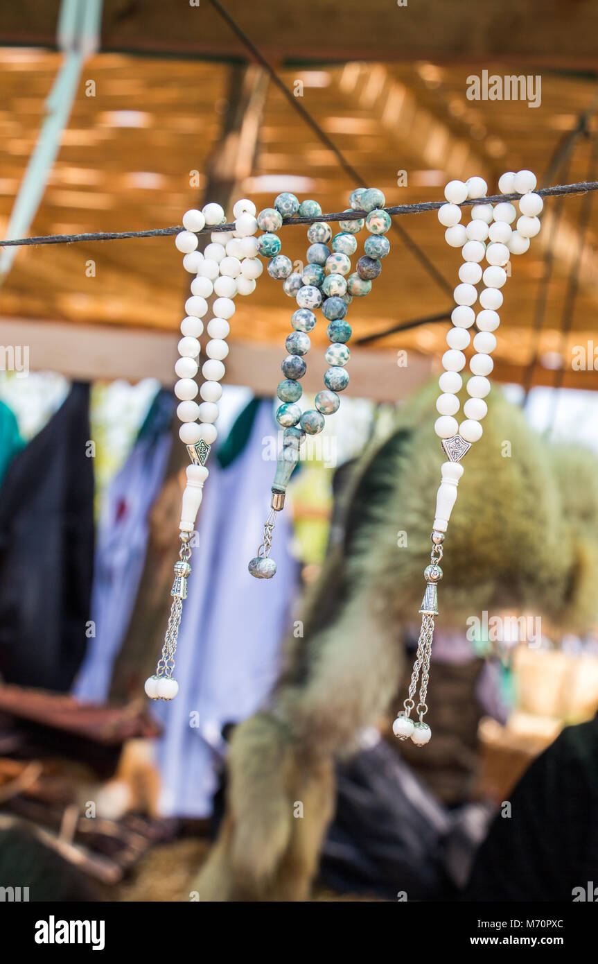 Set of praying beads of various colors Stock Photo - Alamy