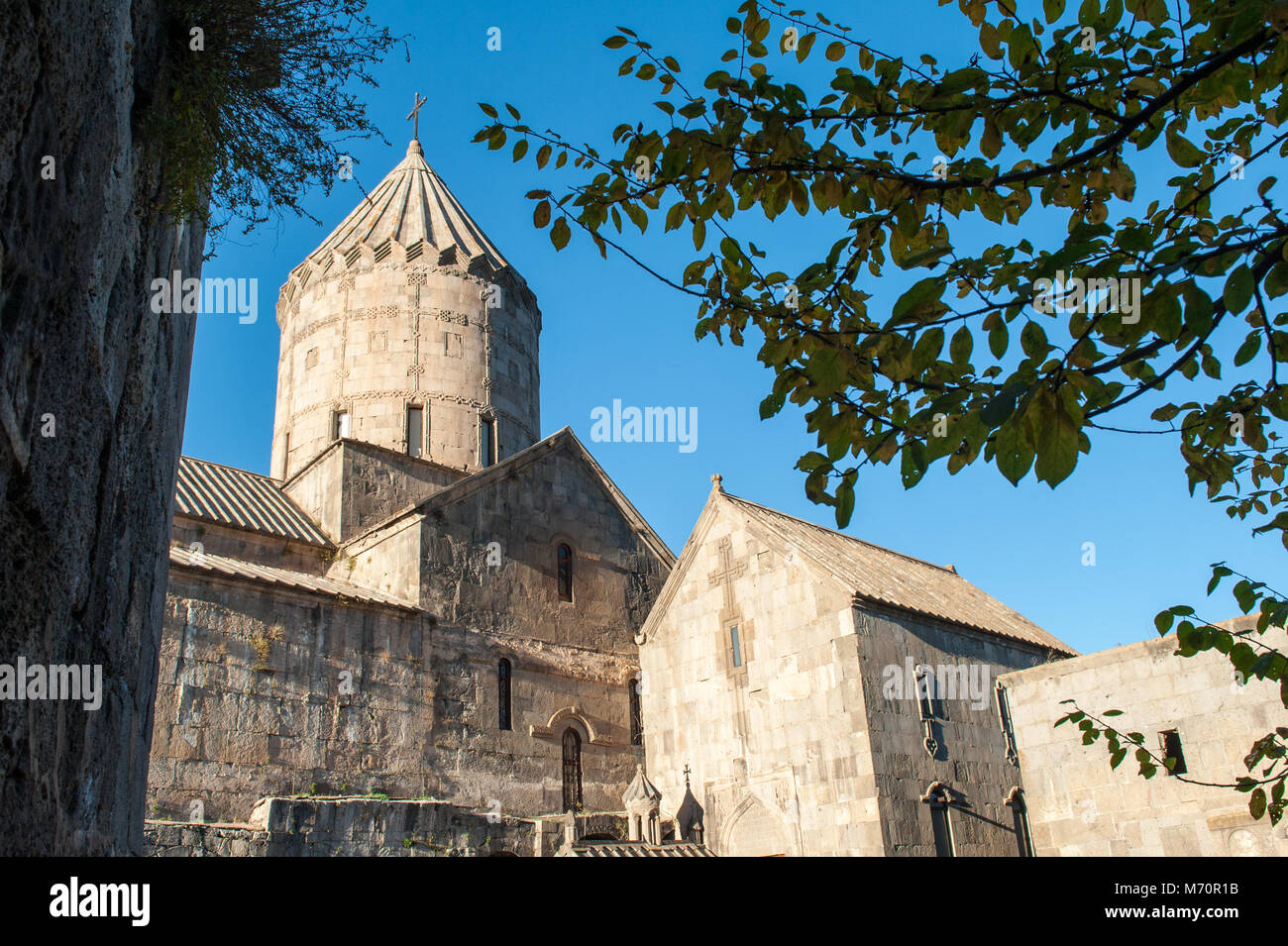 The Tatev Monastery is a 9th-century monastery located on a large ...