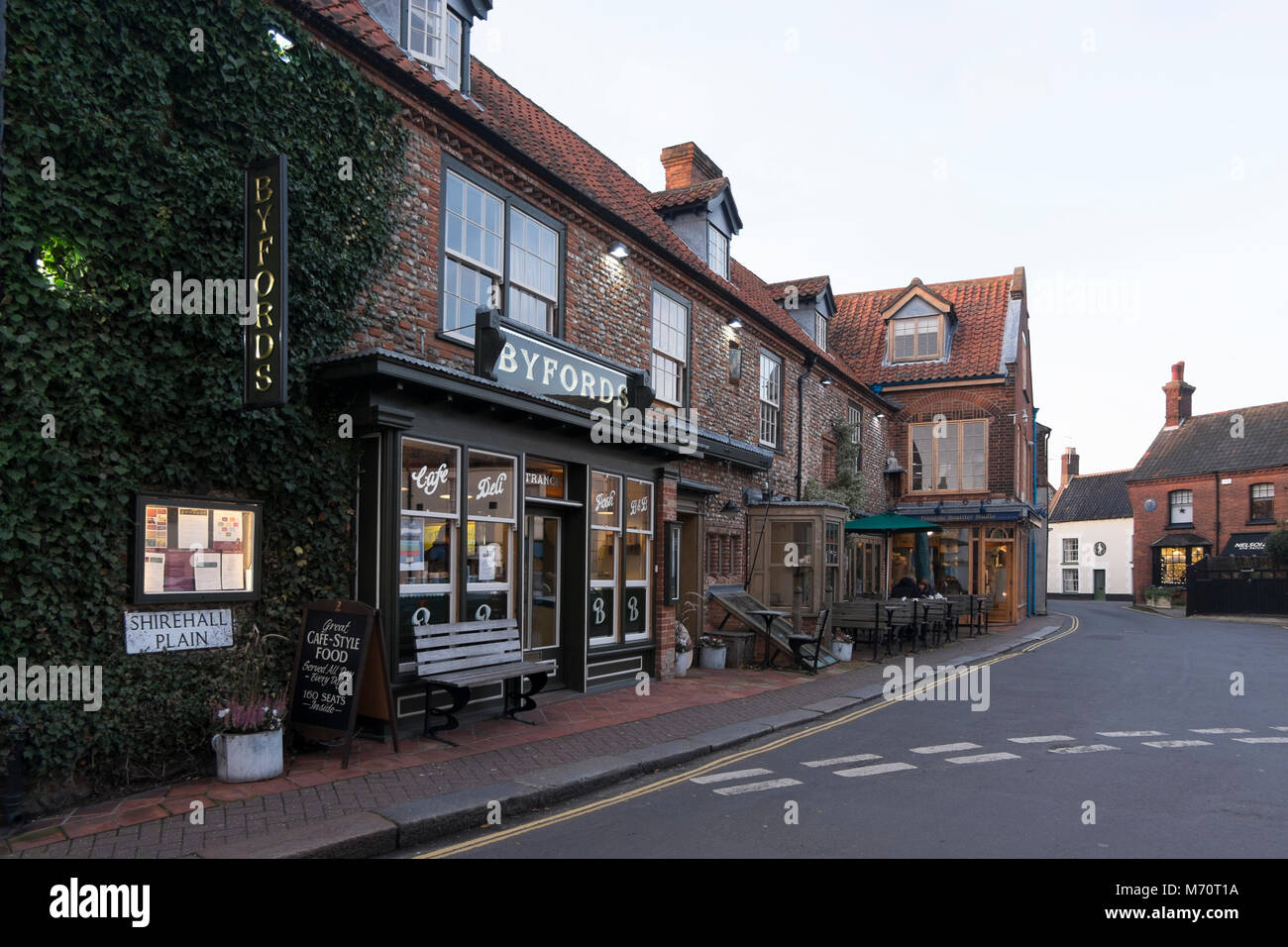 Byfords store and cafe in Holt, North Norfolk, UK Stock Photo - Alamy