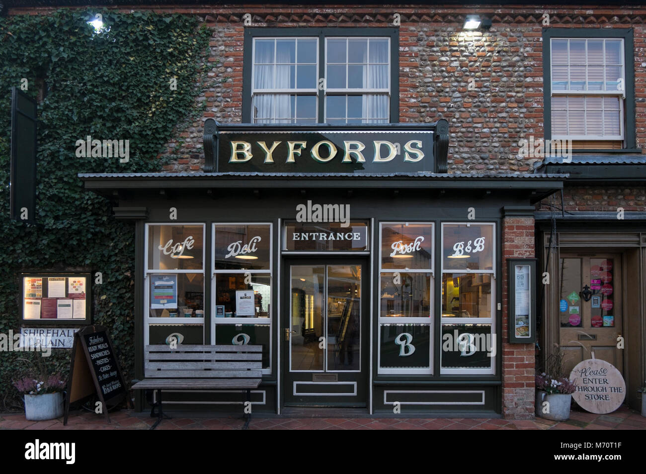 Byfords store and cafe in Holt, North Norfolk, UK Stock Photo - Alamy