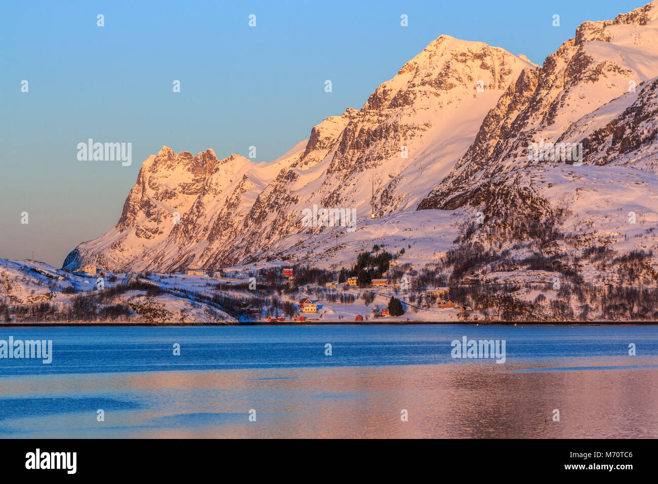 Landscape images ,Arctic Circle Kvaloya island Troms Tromso norway 2018 ...